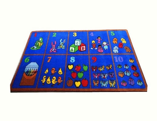 Count With Me Rug | Number Mats | Kids Rug | Value Carpet